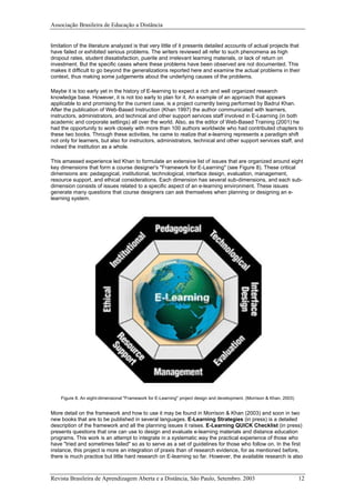 The future of E-learning as an educational innovation: Factors ...