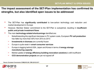 The European Strategic Energy Technology Plan (SET-Plan) | PDF