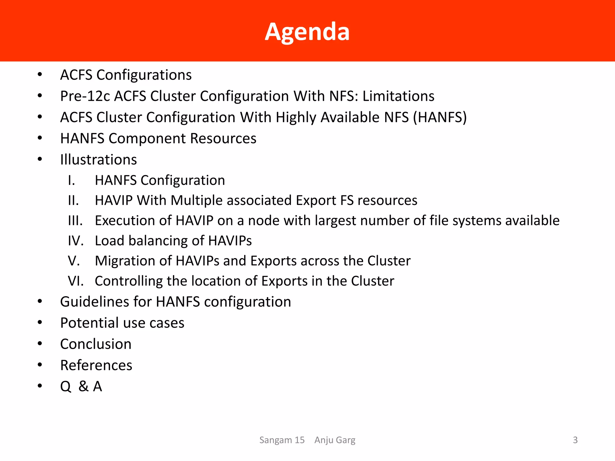 Oracle Acfs High Availability Nfs Services Hanfs Pptx Operating Systems Computer