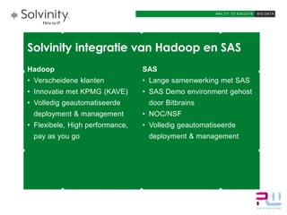 Solvinity | Big Data: Ability to Execute | PPTX | Computing ...