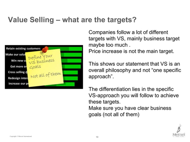 Value selling revisited | PPTX