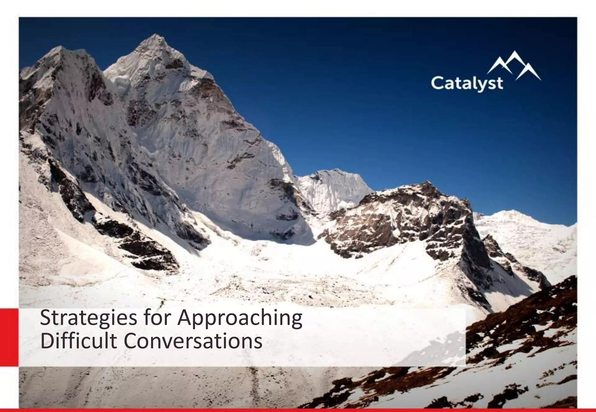 Strategies for approaching difficult conversations | PPTX