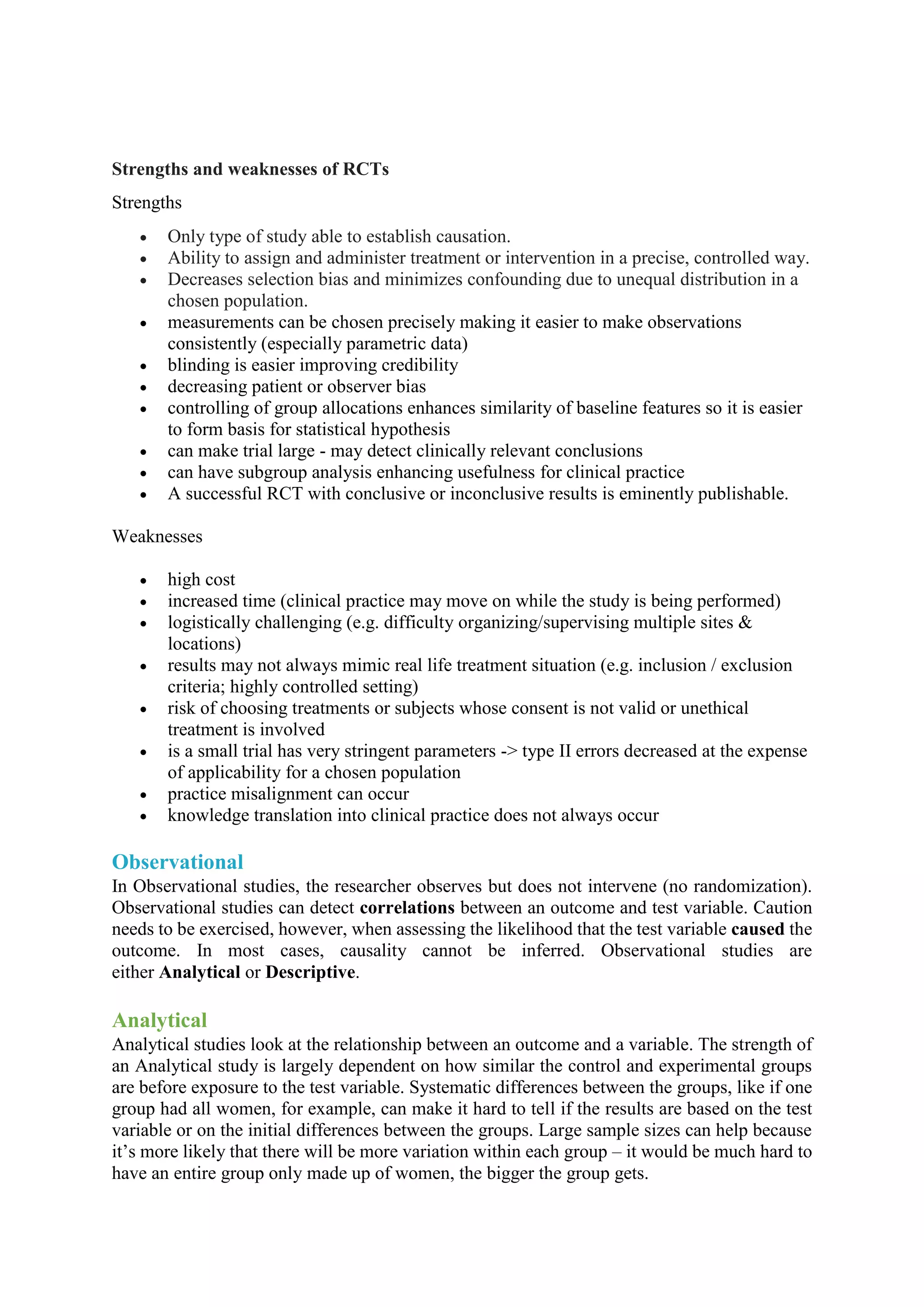 study design of clinical research | PDF