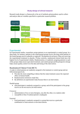 study design of clinical research | PDF