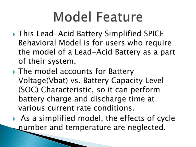 lead acid battery | PPTX