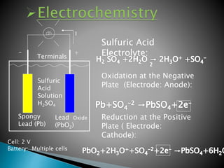 lead acid battery | PPTX