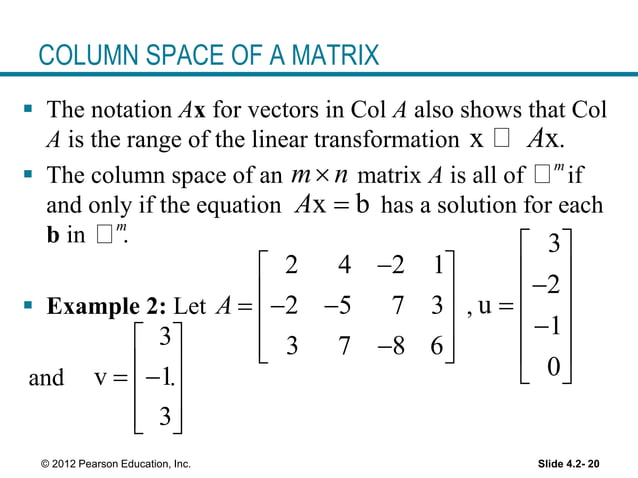 vector space and subspace | PPTX | Programming Languages | Computing
