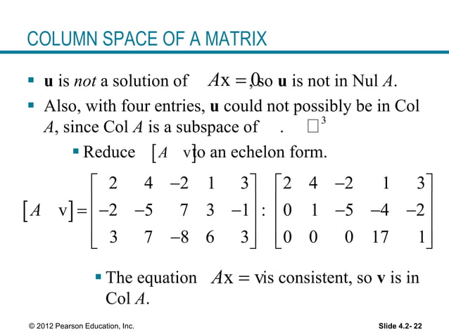 Vector Space And Subspace Pptx Programming Languages Computing
