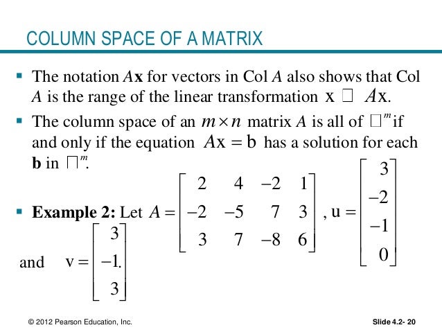 vector space and subspace