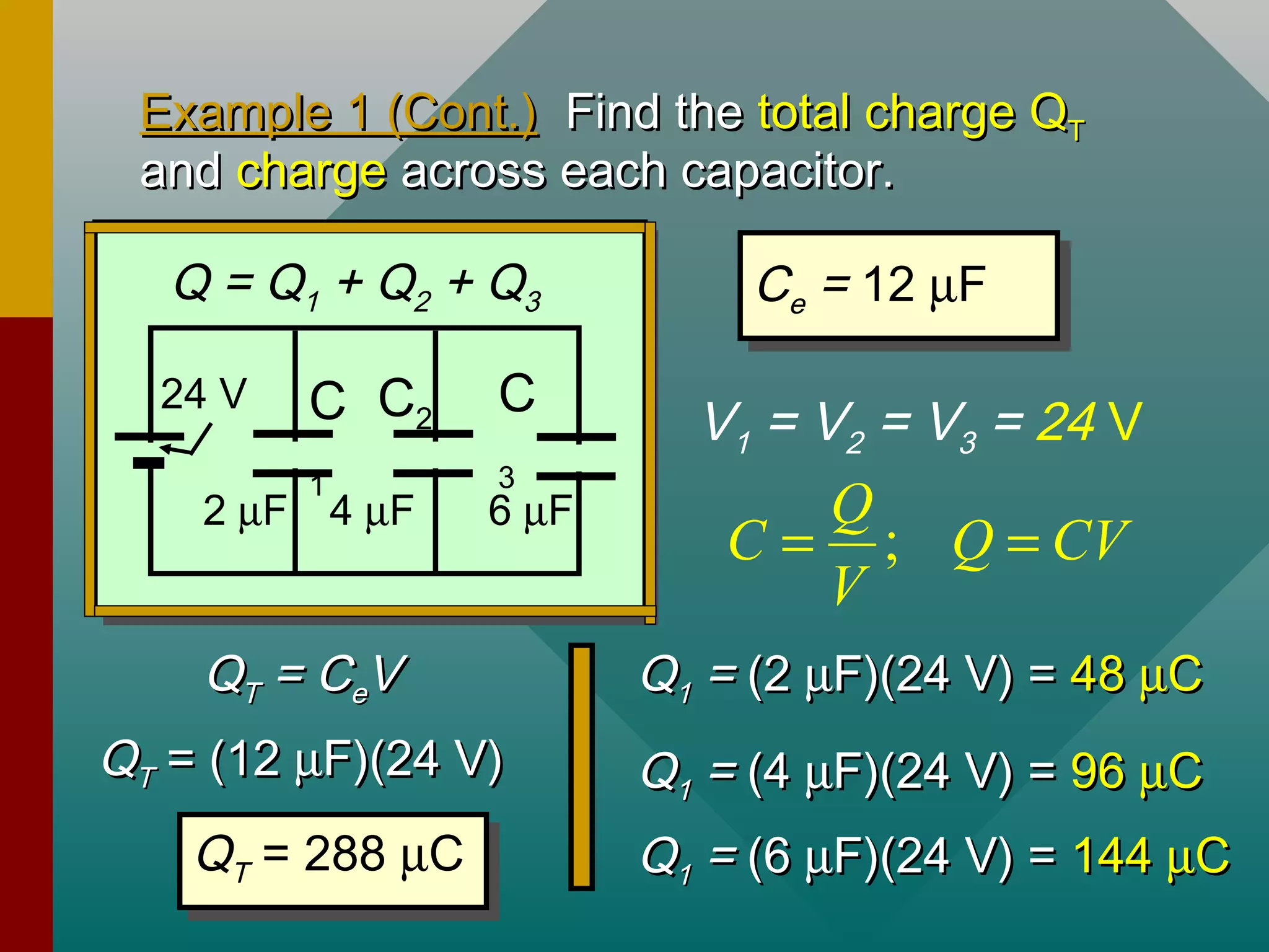 series and parallel connection of capacitor | PPT
