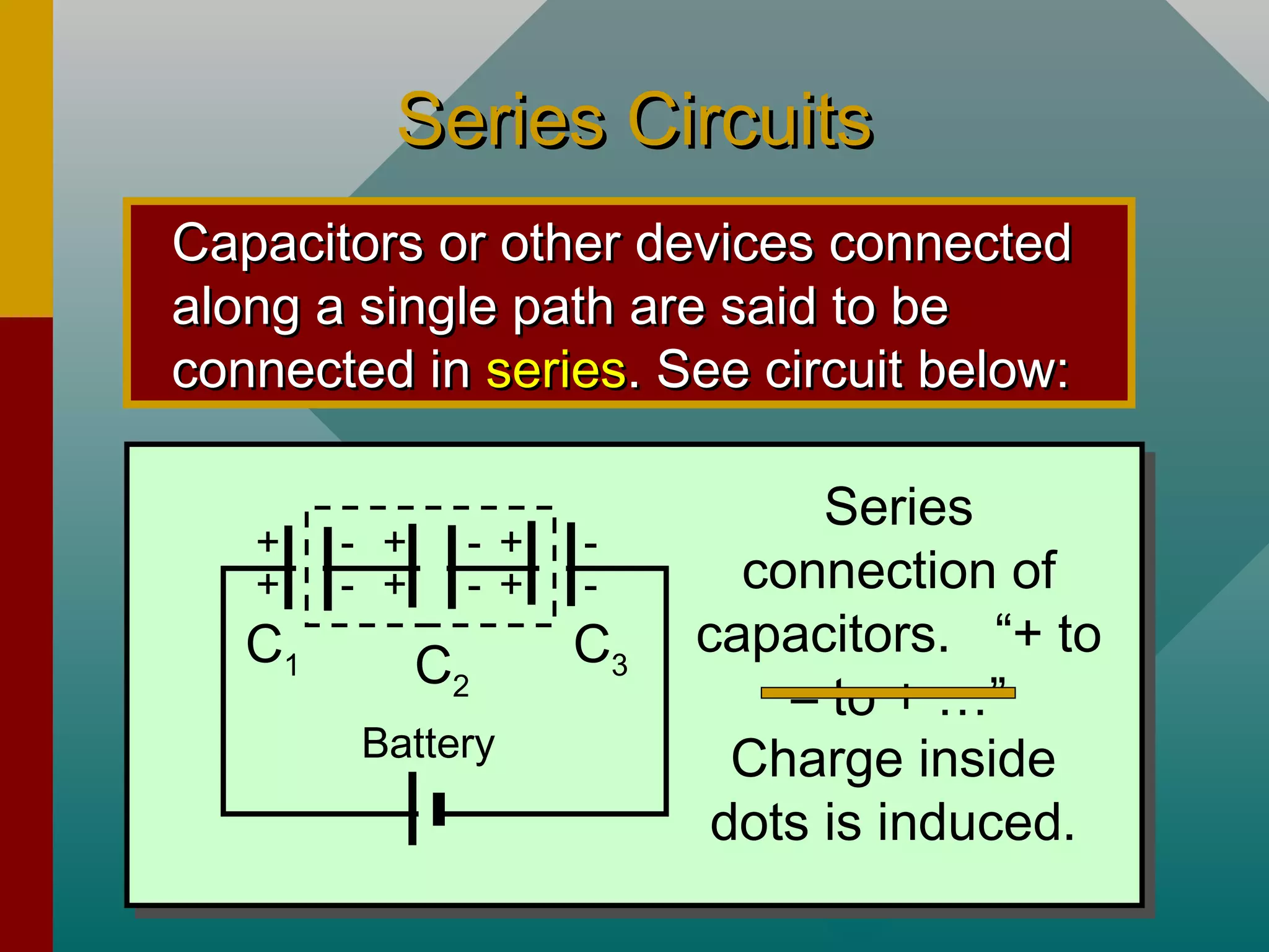 series and parallel connection of capacitor | PPT