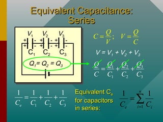 Capacitance In Series