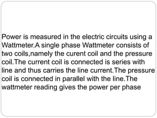 three wattmeter method | PPTX