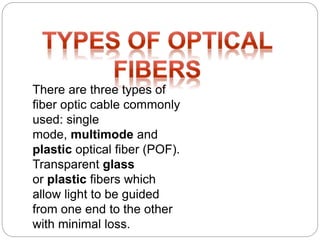 opticle fiber | PPTX