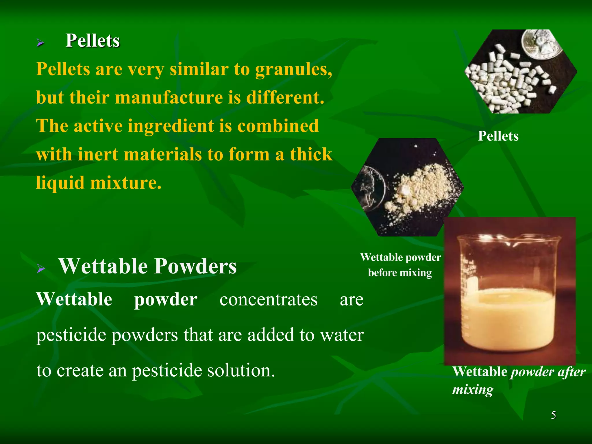 Pesticide formulation & available form of organo -chlorinate , carbamate & carbaryl | PPT | Free ...