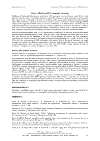 Sustainable Performance Measurement for Humanitarian Supply Chain ...