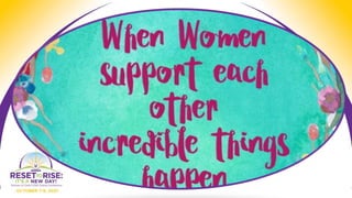 Super Mega Ultra Women: Build Up, Not Tear Down! | PPT