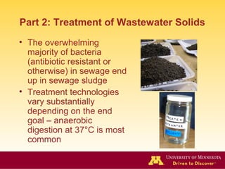 Dr. Tim Lapara - Stewardship and the Environment - Wastewater Treatment ...