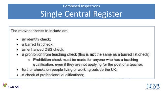 Adapting iSAMS for Dubai - How JESS is using the iSAMS HR module | PPTX ...