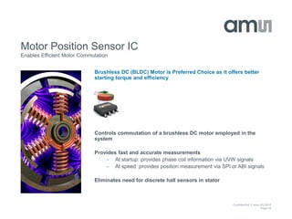 Efficient Motor Commutation through Advanced Position Sensing | PPT