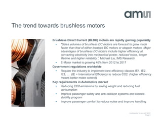 Efficient Motor Commutation through Advanced Position Sensing | PPT