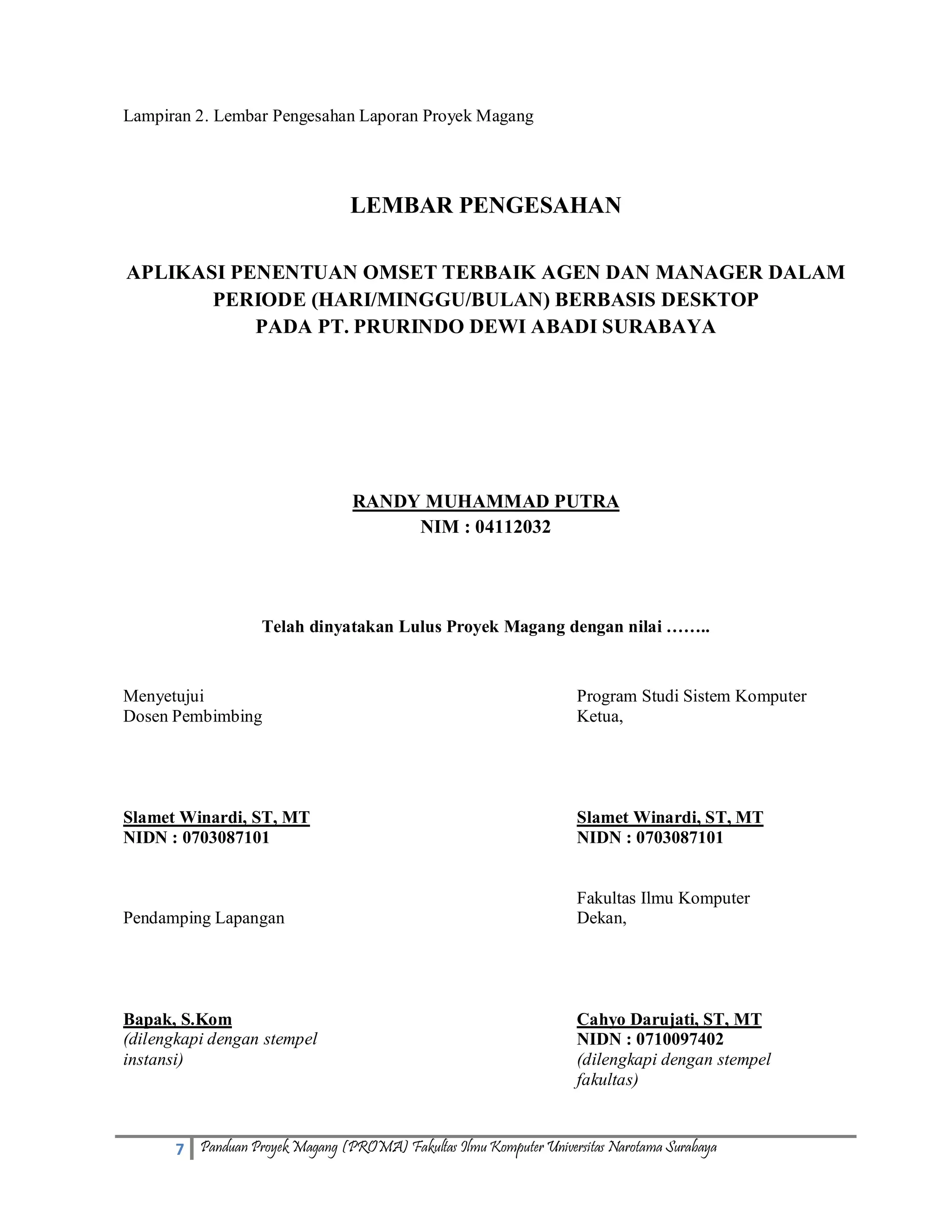 151120054508 pedoman penulisan-laporan-proma | PDF