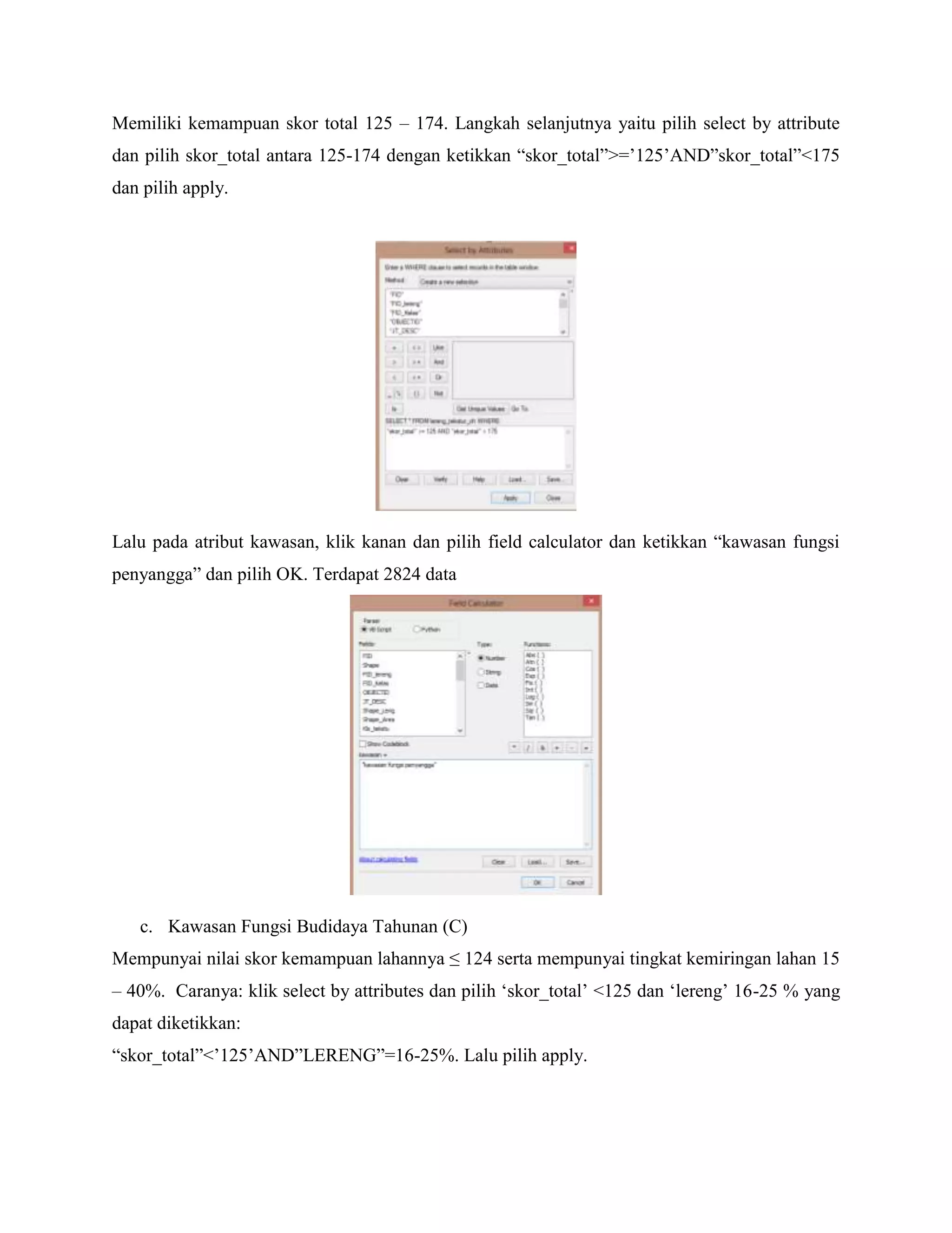 Penentuan klasifikasi fungsi kawasan | PDF