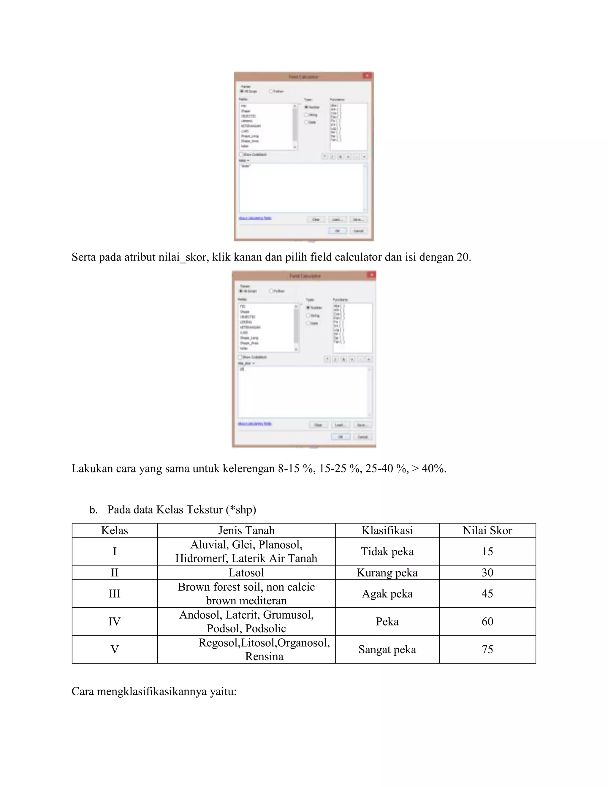 Penentuan klasifikasi fungsi kawasan | PDF