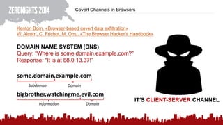 Covert Timing Channels using HTTP Cache Headers | PDF