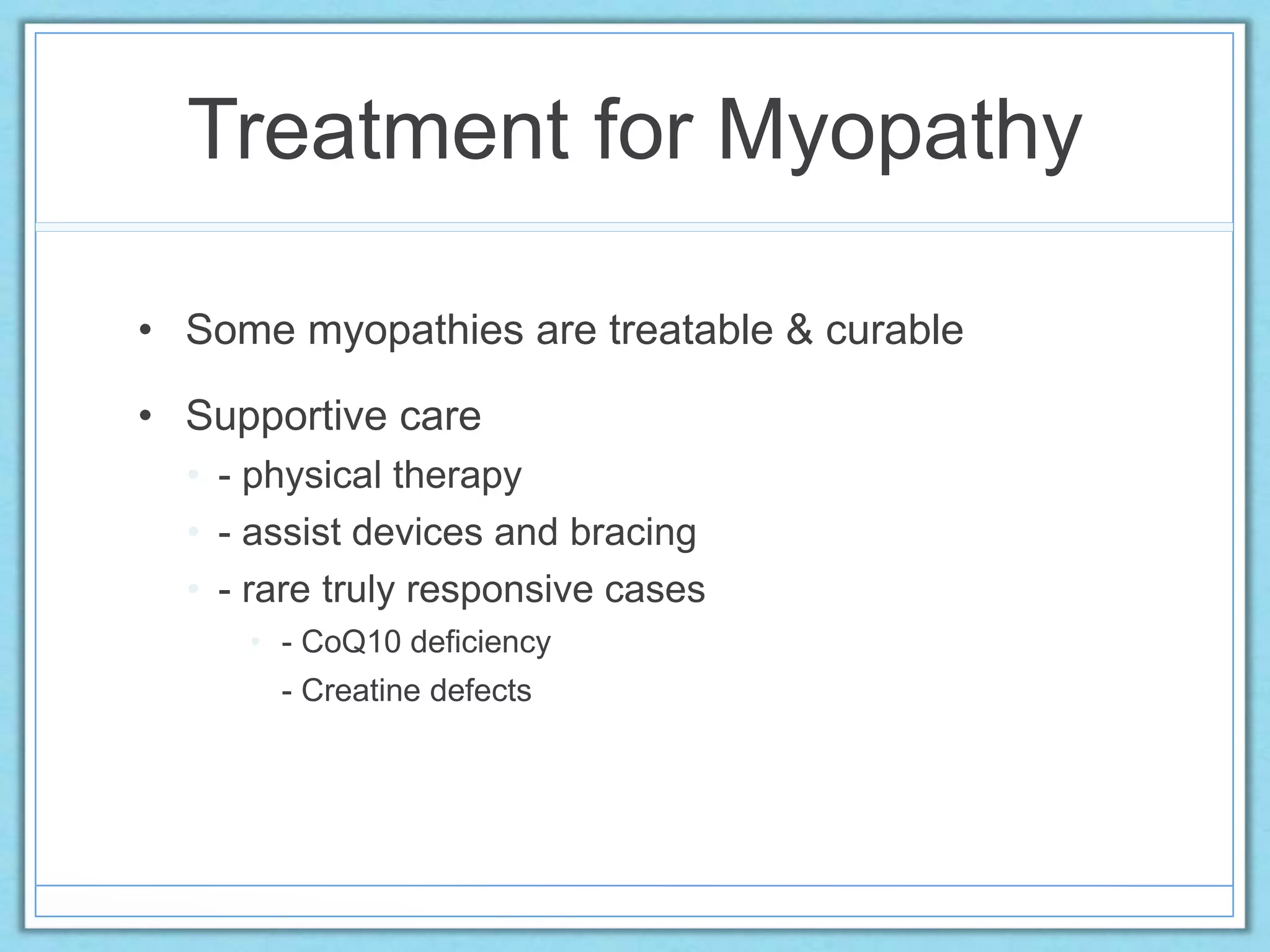 MitoAction Mitochondrial Myopathy | PPTX