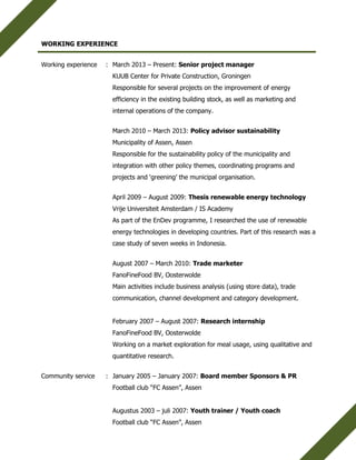 English CV MJ Middelkamp | PDF