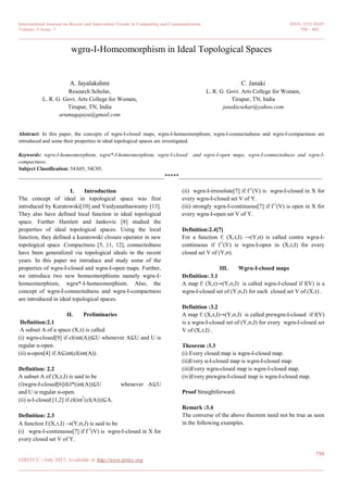 wgr?-I-Homeomorphism in Ideal Topological Spaces | PDF