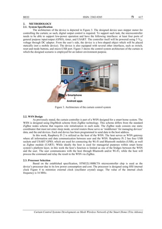 Curtain Control Systems Development on Mesh Wireless Network of the ...