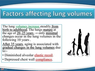 Physiology of lung volumes and capacities | PDF