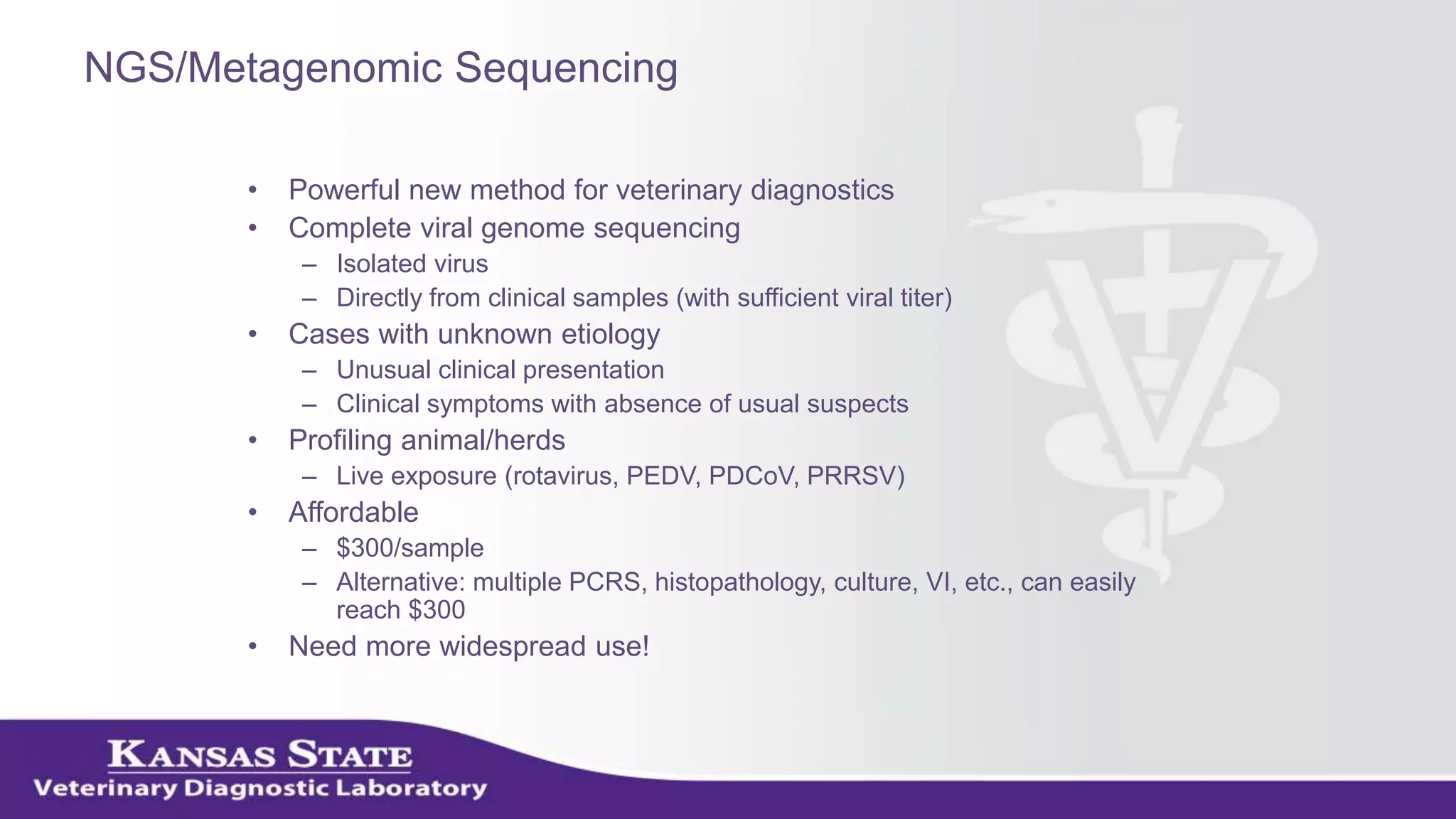 Dr. Ben Hause - Metagenomic Sequencing for Virus Discovery and ...