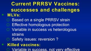 Dr. X.J. Meng - Designing PRRSV Vaccines for Heterologous Protection | PPT