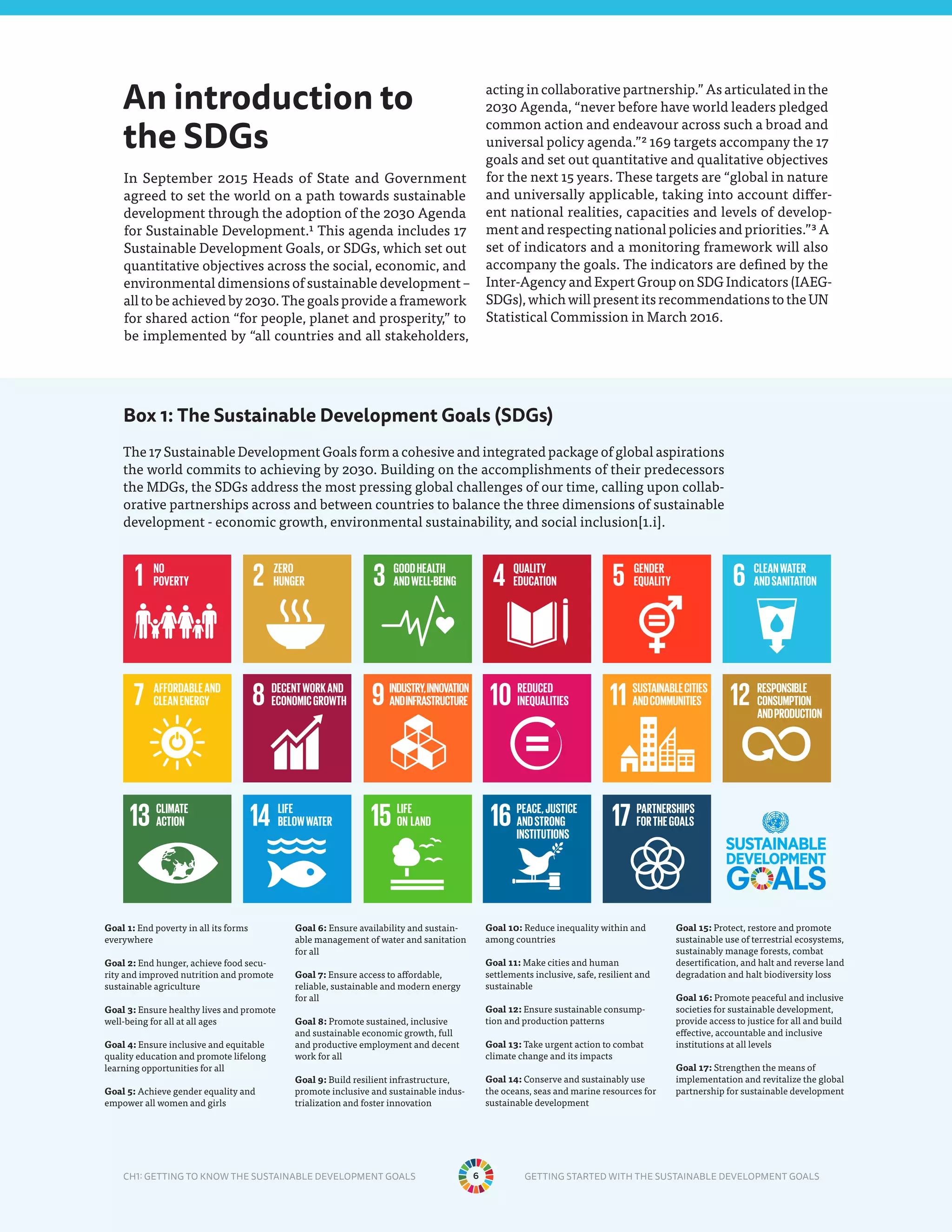UN Sustainable Development Goals- Getting started guide for UN SDSN | PDF