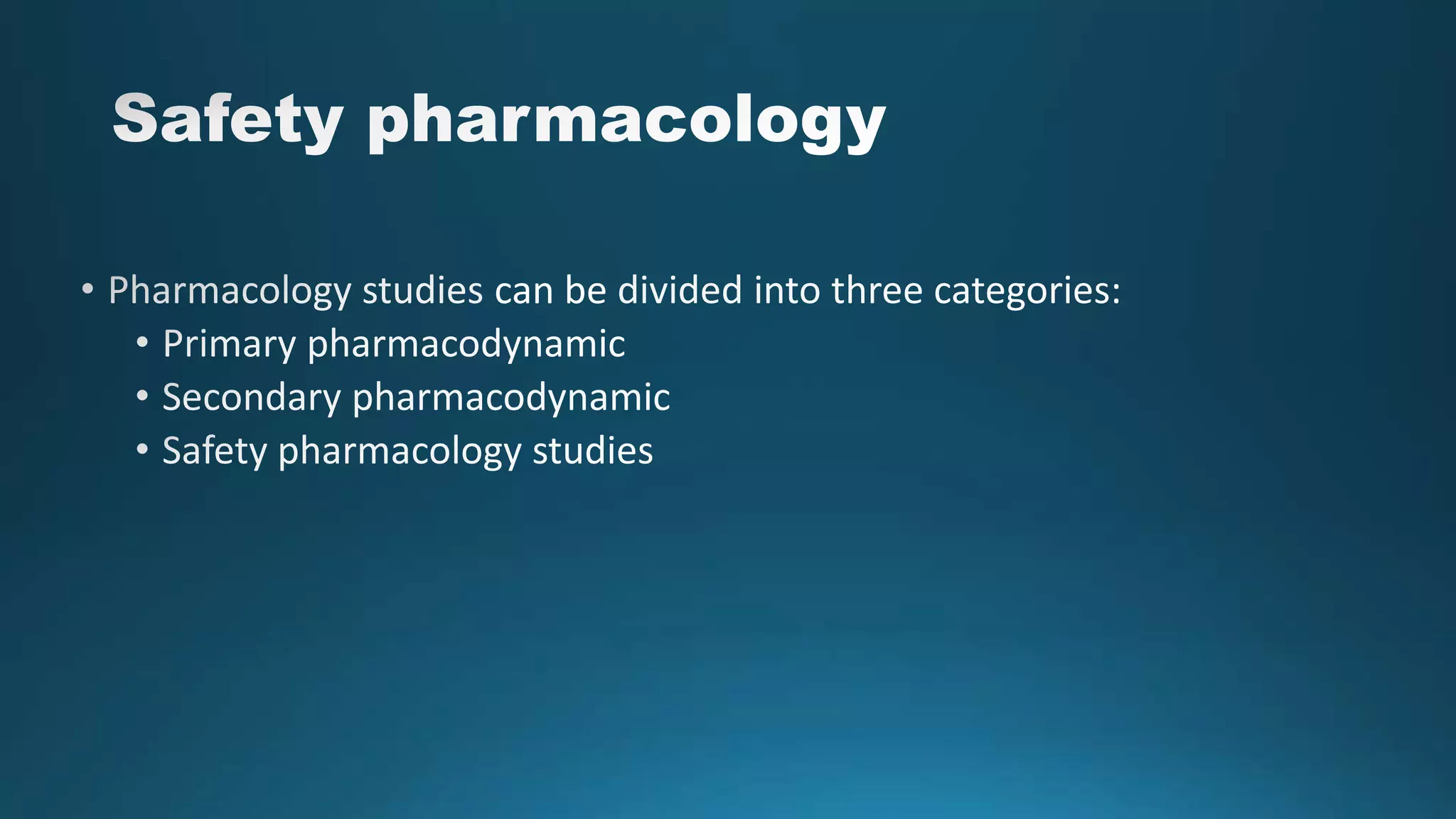 Safety pharmacology and clinical trials | PPTX