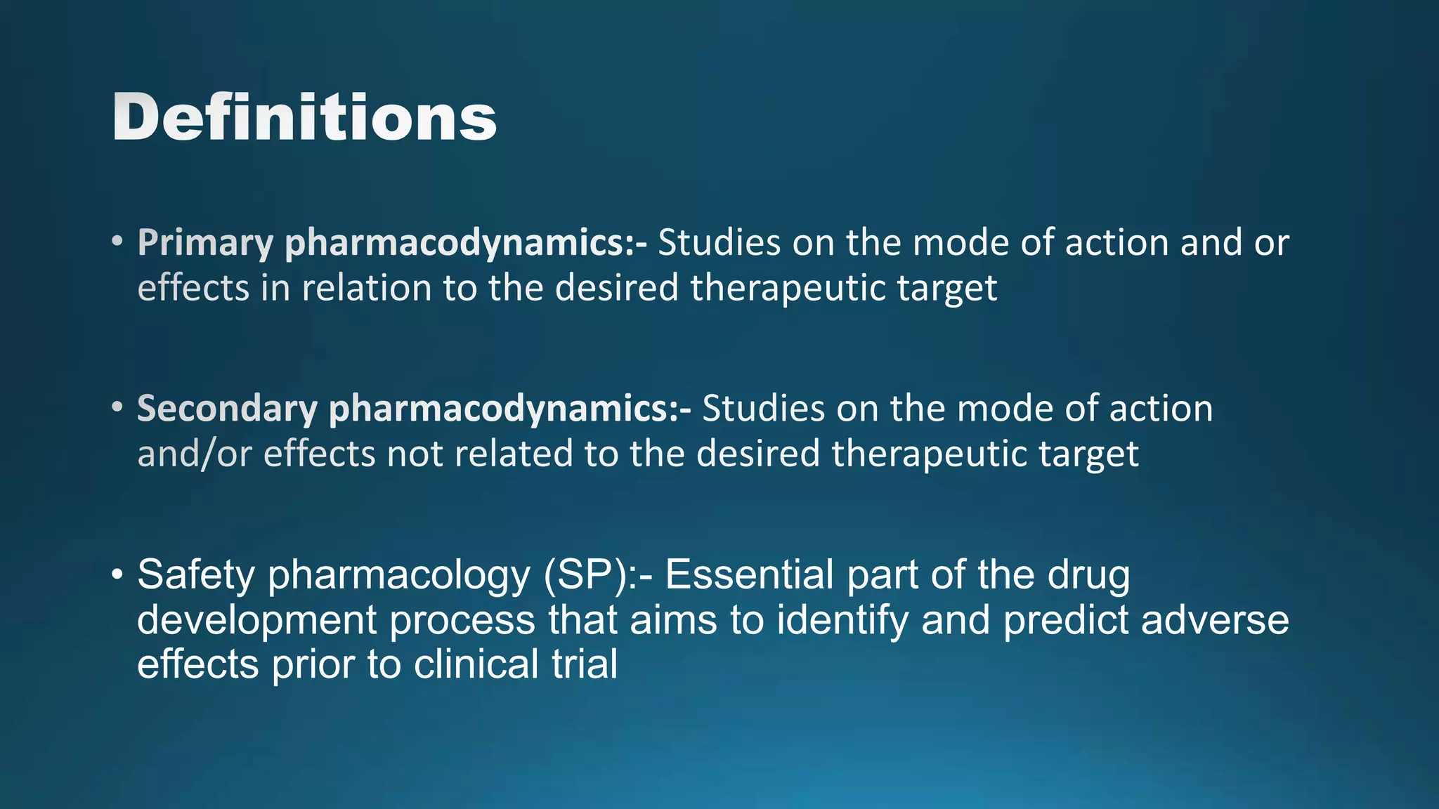 Safety pharmacology and clinical trials | PPTX