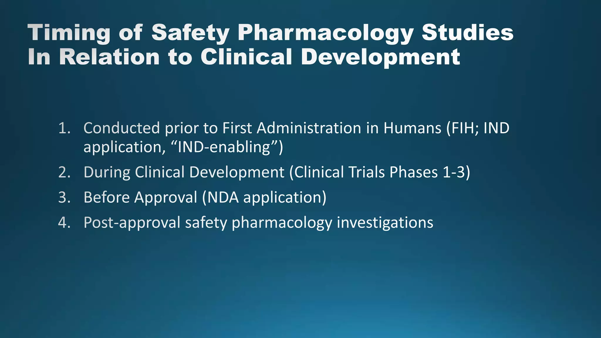 Safety pharmacology and clinical trials | PPTX