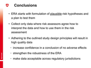 Methods used to assure high quality study for ERA | PDF