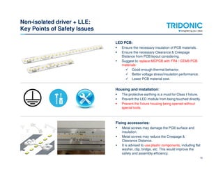 151230 selv, non-selv led driver and class i- ii-iii luminaire | PDF