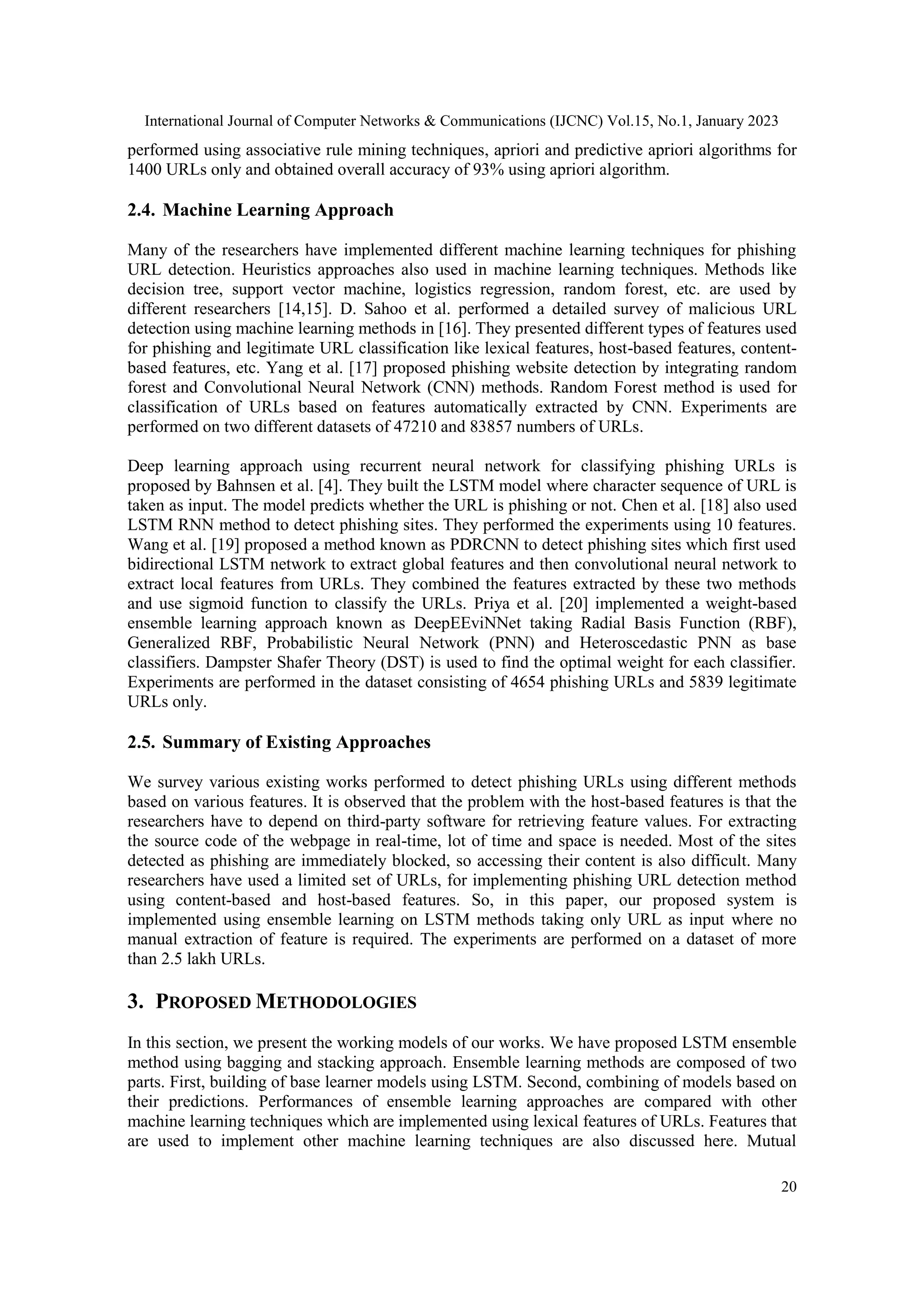 Phishing Url Detection Using Lstm Based Ensemble Learning Approaches Pdf