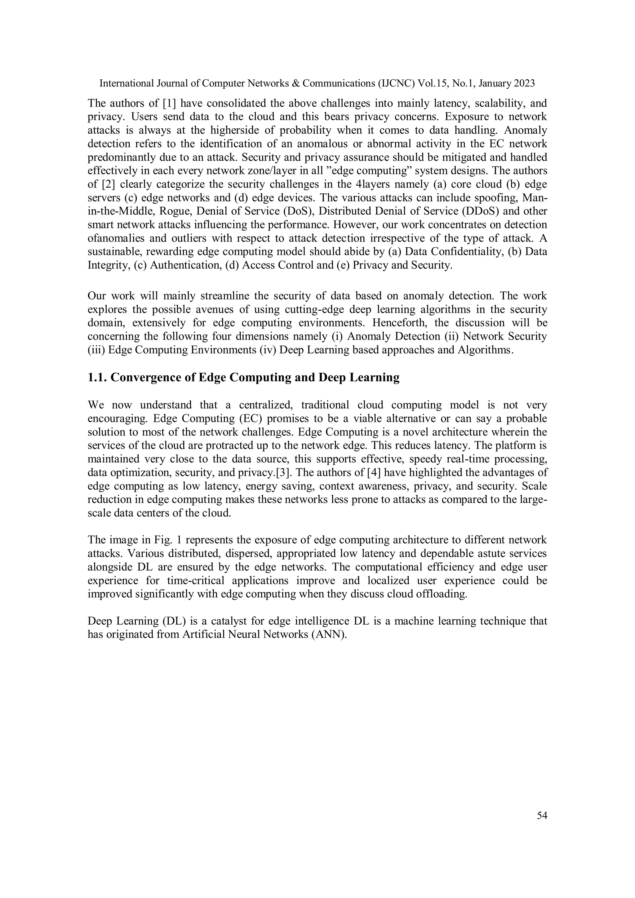 ACTOR CRITIC APPROACH BASED ANOMALY DETECTION FOR EDGE COMPUTING ENVIRONMENTS | PDF ...