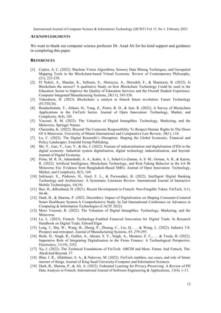 BIG DATA AND METAVERSE REVOLUTIONIZING THE FUTURISTIC FINTECH INDUSTRY ...