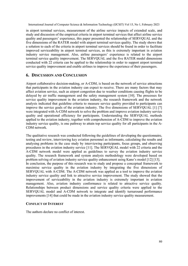 USING AIRPORT COLLABORATIVE DECISION MAKING (A-CDM) NETWORK TO IMPROVED ...