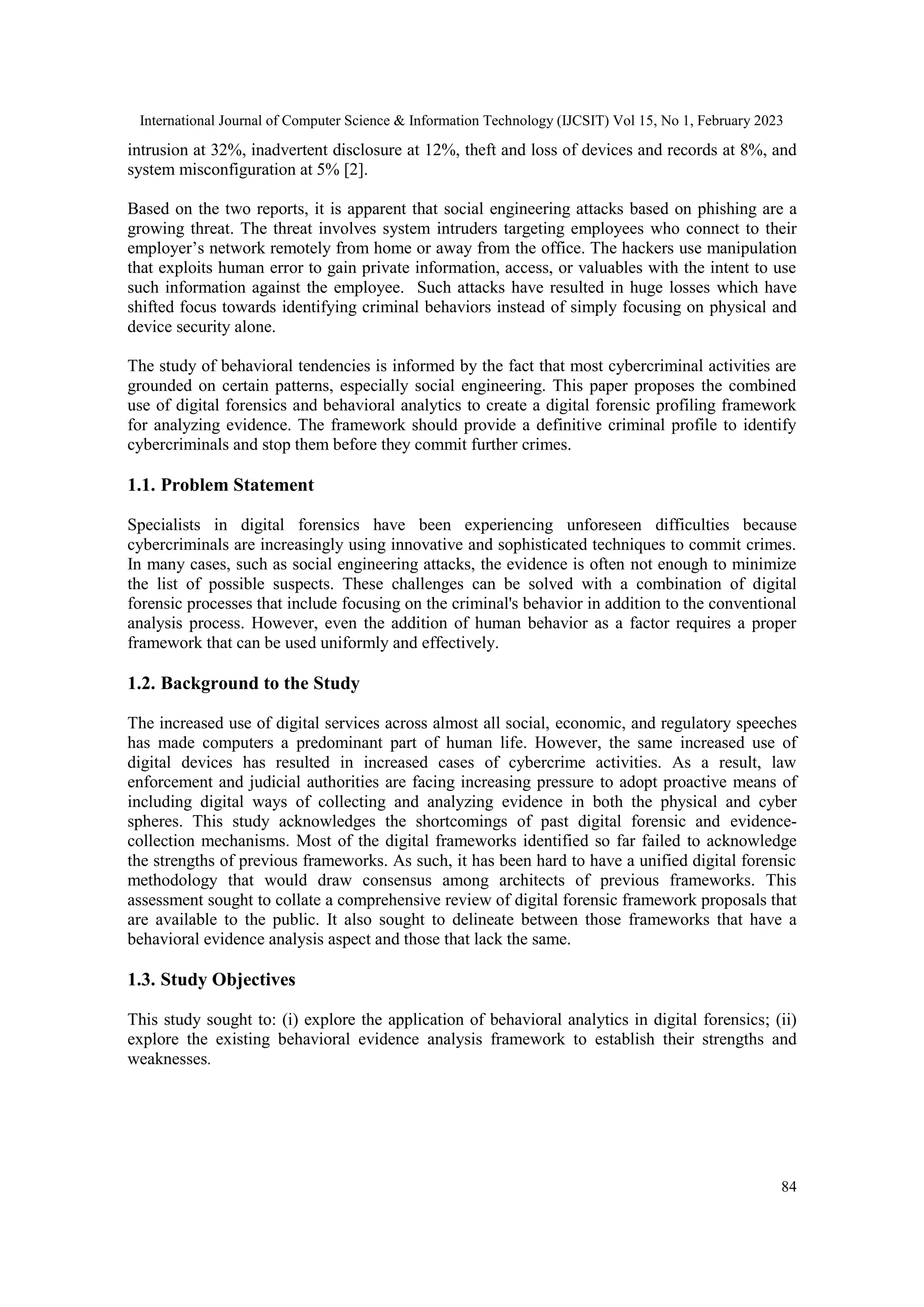 Behavioural Analytics in Cyber Security for Digital Forensics Application | PDF