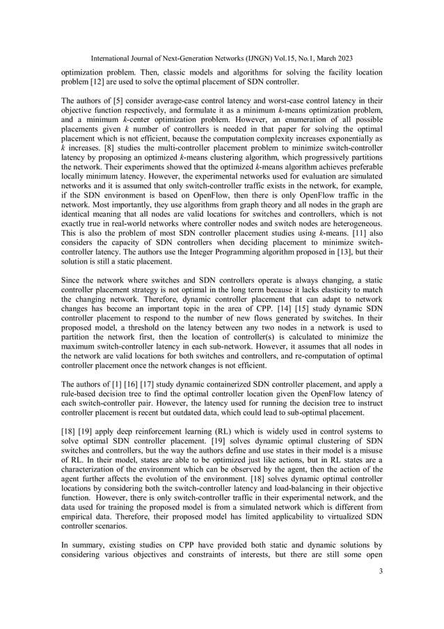 DYNAMIC SDN CONTROLLER PLACEMENT BASED ON DEEP REINFORCEMENT LEARNING | PDF