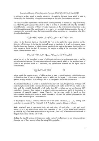 DYNAMIC SDN CONTROLLER PLACEMENT BASED ON DEEP REINFORCEMENT LEARNING | PDF