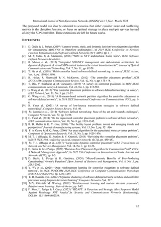 Dynamic SDN Controller Placement based on Deep Reinforcement Learning | PDF